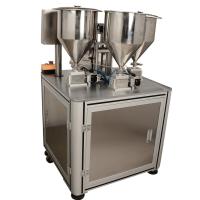 China Three Color BB Cream Filling Machine 800W 20L Capacity with 1000-1800 Pcs/Hour Production Rate for sale