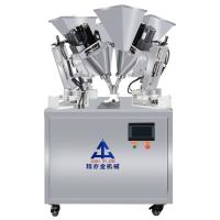 China 940mm Table Height 4-Color Powder Filling Machine for Cosmetics | 15,000-18,000 Units/Day Capacity for sale