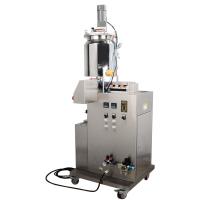 China Double Head Mascara Filling Machine with 20L Capacity and 1600-2400 pcs/hour Production Rate for sale