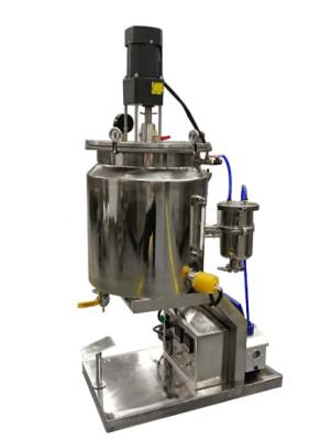 China Full Automatic Heated Lipstick Filling Machine 20L Capacity 2.3KW Power Stainless Steel Construction for sale