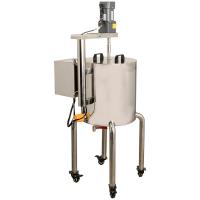 China 30L Stainless Steel Heated Mixing Machine for Lipstick Production - 100 r/min Speed, 0-100℃ Temperature Control for sale