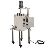 China 30L Stainless Steel Heated Mixing Machine for Lipstick Production - 100 r/min Speed, 0-100℃ Temperature Control for sale