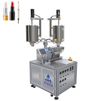 China SUS304 12-Hole Double Barrel Automatic Lipstick Filling Machine 1-15ml Capacity 320kg Industrial Grade for sale