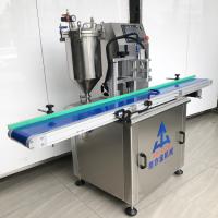 China Single Head Nail Polish Filling Machine 20-50 pcs/min with ±0.2ml Precision for 1-100ml Viscous Products for sale