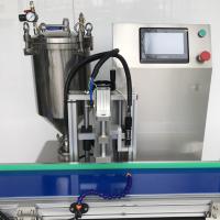 China Single Head Nail Polish Filling Machine 20-50 pcs/min with ±0.2ml Precision for 1-100ml Viscous Products for sale