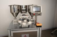 China Three-Color Air Cushion BB Cream Filling Machine SUS304 1020Pcs/h 800×800×1600mm Industrial Grade for sale