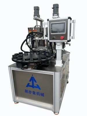 China Dual-Color Cosmetic Cream Filling Machine 1-20ml Capacity 20-40pcs/min with PLC Control for sale