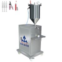 China Vertical Pressurized Hydrogel Filling Machine 20L Capacity 1-20ml Range for Mascara Lipgloss Production for sale