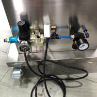 China Vertical Pressurized Hydrogel Filling Machine 20L Capacity 1-20ml Range for Mascara Lipgloss Production for sale