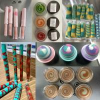 China Cosmetic Liptick And Cream Screw Filling Machine Double Color Cream Jar Filling Machine for sale