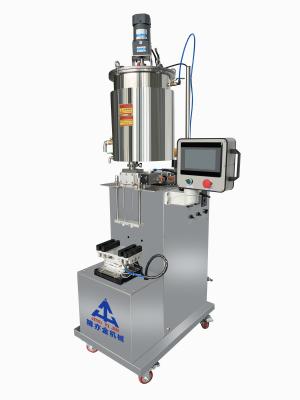China Double Head Mascara Lipgloss Filling Machine with 20L Capacity and 1600-2400 pcs/hour Production Rate for sale