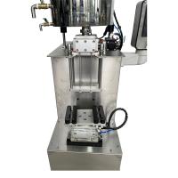 China Double Head Mascara Lipgloss Filling Machine with 20L Capacity and 1600-2400 pcs/hour Production Rate for sale