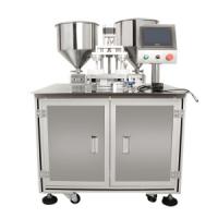 China Two-Color BB Cream Air Cushion Filling Machine | 1020 Pcs/Hour Capacity | 800×800×1400mm Dimensions for sale