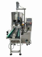 China 80L Double Head Gear Pump Heated Filling Machine for Creams and Oils | 5KW Power | 40-140 pcs/min Capacity for sale