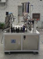 China Automatic Mascara Lipgloss Filling Machine 1800 Units/Hour 1-20ml Capacity with Adjustable Vibration Plate for sale