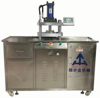China Semi-automatic Eyeshadow Powder Pressing Machine Can Press 9 Holes for sale