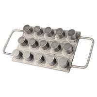 China 15 Holes Powder Pressing Machine Can Press 15pcs Eyeshadow Once Time for sale