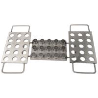 China 15 Holes Powder Pressing Machine Can Press 15pcs Eyeshadow Once Time for sale