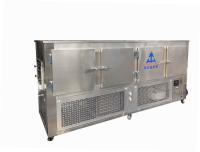 China 12 holes lipstick cooling machine with 3 meters convery belt for sale