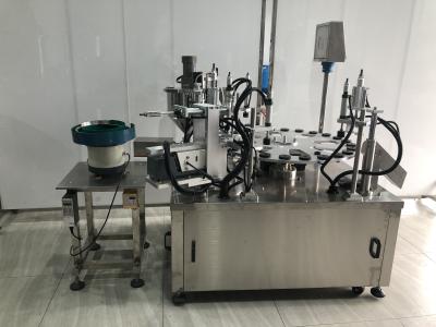 China Liquid Pencil Automatic Turntable Filling Machine 304 Stainless Steel 1800pcs/Hour 1-20ml Capacity for sale