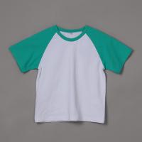 China Gender Neutral Custom Personalized T Shirts Organic Cotton Color Block for sale