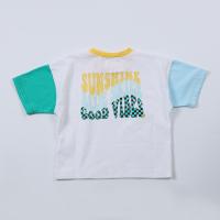 China 100% Cotton Custom Tee Shirts Kids Classic Crew Neck Private Logo Print for sale