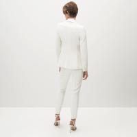 China 38% Poly Womens White Pants Suits Dressy 19% Rayon for sale