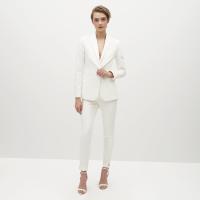 China 38% Poly Womens White Pants Suits Dressy 19% Rayon for sale