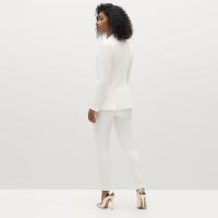 China 38% Poly Womens White Pants Suits Dressy 19% Rayon for sale
