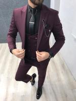China Wedding Wool Tuxedo 3 Piece Suit For Men Slim Fit for sale