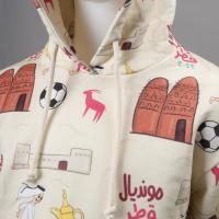 China Full Print Pullover Sweat Shirt Top And Pant 250gsm For World Cup Collection 2022 for sale