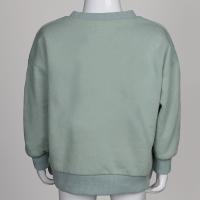 China Fleece Fabric Pullover Sweat Shirt Drop Shoulder With Solid Color for sale