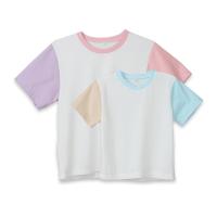 China Colorblock 100% Cotton Regular Fit Short Sleeve T Shirt for sale