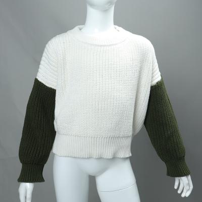 China 100% Cotton Custom Made Sweaters Color Matching Cozy Puff Sleeve Sweater For Toddler Girls for sale