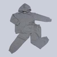 China Long Sleeve French Terry Crew Neck Sweatsuit 2PCS Set Sweatshirts Hoodies Pullover For Adult Kids for sale
