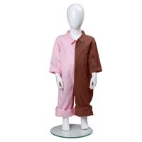 China Poplin Patchwork Clothes Unisex Kids Long Sleeve Cosy Zipper Design One Piece Suit for sale