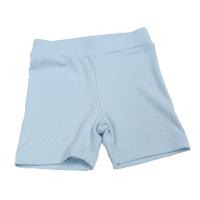 China 100% Ribbed Cotton Custom Made Tee Shirts 260gsm Little Girl Boy Basic Shorts for sale