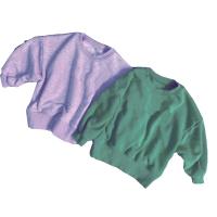 China French Terry Fabric Warm Pullover Sweatshirt For Kids With 2 Colors for sale