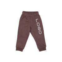 China 2 PCS Pullover Sweat Shirt Neutral Kids Fleece Sweatshirt Set Long Sleeve Printed Jogger Set Sweat Pants 100% Cotton for sale