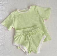 China Ribbed Cotton Custom Tee Shirts 6T Unisex Kids Basic Ringer Tee for sale