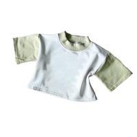 China Babies Custom Made T Shirts Kids Casual French Terry Fabric for sale
