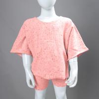 China Toddlers Custom Made Sweaters Relaxed Fit 100% Cotton Speckled 2 Piece Knitwear for sale