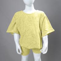 China Toddlers Custom Made Sweaters Relaxed Fit 100% Cotton Speckled 2 Piece Knitwear for sale