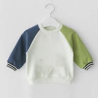 China Toddler Fleece Lined Color Block Sweatshirt 280gsm 16T With 100% Cotton Fleece Fabric for sale
