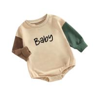 China French Terry Fabric Printed New Born Rompers Boys Girls for sale