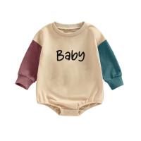 China French Terry Fabric Printed New Born Rompers Boys Girls for sale