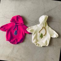 China Baby Hoodie 2 Colors Newborn Fleece Jumpsuit 100% Cotton Unisex for sale