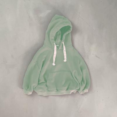 China Hoodie Pullover Sweat Shirt 250gsm Kids Kangaroo Pocket 100% Cotton Fabric for sale