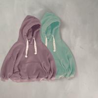 China Hoodie Pullover Sweat Shirt 250gsm Kids Kangaroo Pocket 100% Cotton Fabric for sale