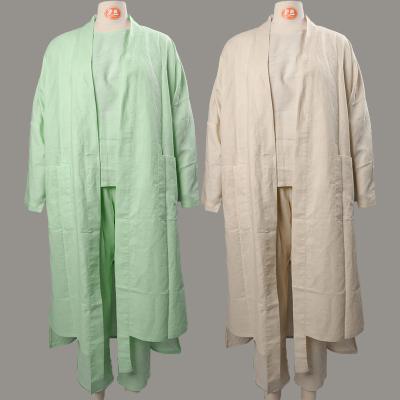 China Comfy Linen Fabric 3 Pieces Stylish Women'S Business Suits for sale
